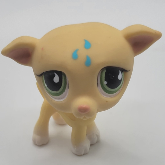 Littlest Pet Shop | Other | Littlest Pet Shop Lps Dog Yellow Whippet ...